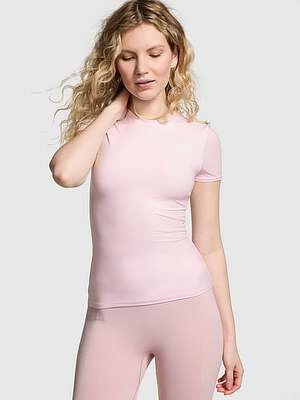 Pink Base Stretch™ Short-Sleeve Tee Pink
