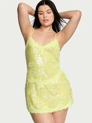 Victoria's Secret Sequin Mini Slip Dress
