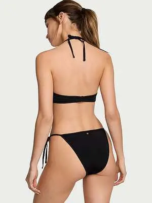 Victoria's Secret Victoria's Secret Swim String Cheeky Bikini Bottom Black