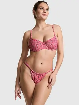 Pink By Frankies Bikinis Buttercup Bikini Top - Print