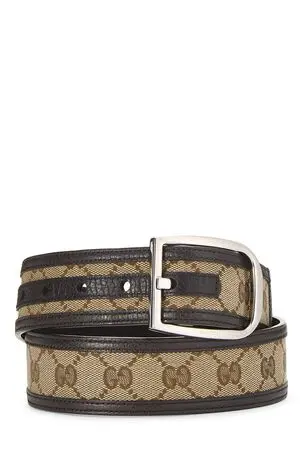 Gucci Original Gg Canvas Belt - Brown