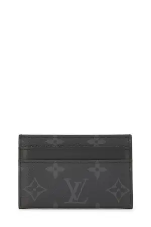 LOUIS VUITTON Monogram Eclipse Double Card Holder
