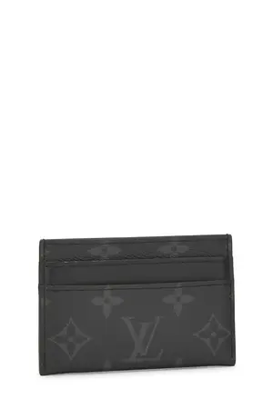 LOUIS VUITTON Monogram Eclipse Double Card Holder