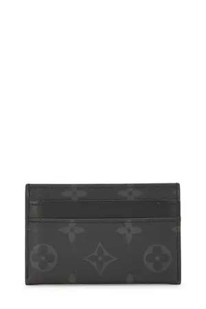 LOUIS VUITTON Monogram Eclipse Double Card Holder