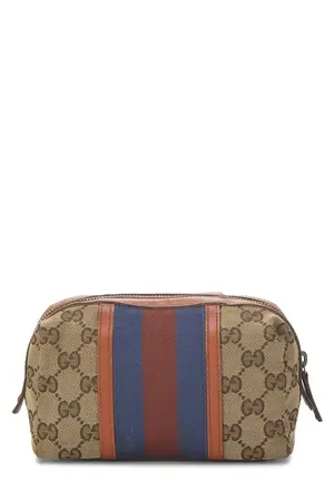 Gucci Original Gg Canvas Cosmetic Pouch