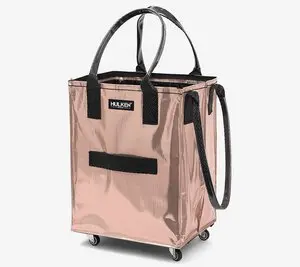 HULKEN Medium Rolling Tote Bag With Zip Top