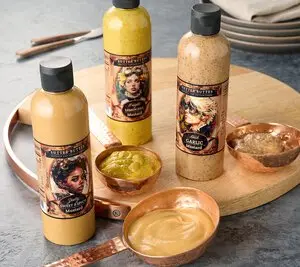 SUTTER BUTTES NATURAL AND ARTISAN FOODS Natural & Artisan Foods 250ml Mustard Trio - One-color