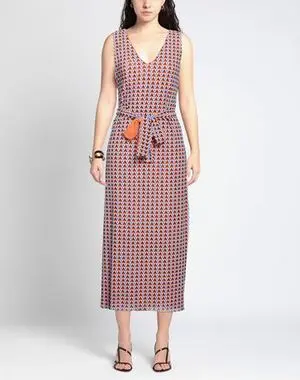 FISICO Geometric-print Maxi Dress