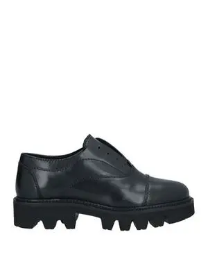 CAFÈNOIR Leather Chunky Lace-up Shoes