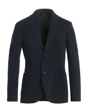 Montedoro Single-Breasted Cotton And Cashmere Blazer Blue