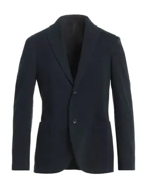 Montedoro Single-breasted Cotton And Cashmere Blazer - Blue