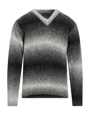 ROBERTO COLLINA Sweater In Baby Alpaca Wool And Nylon - Grey