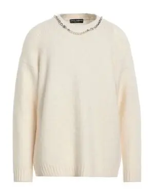 Dolce & Gabbana Sweater With Metal Applications And Beads