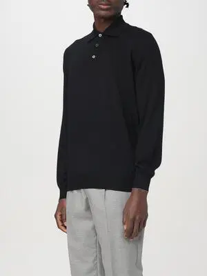 Brunello Cucinelli Long Sleeve Polo Shirt