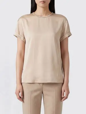 Brunello Cucinelli Short Sleeve Top - Sand