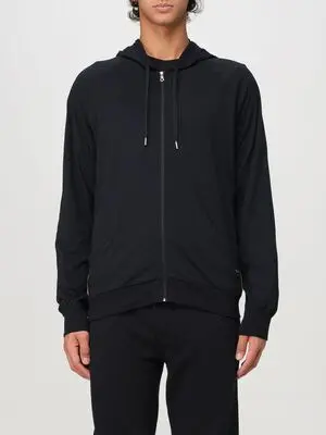 Paul Smith Zip-up Hoodie - Black