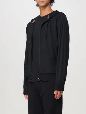 Paul Smith Zip-up Hoodie - Black