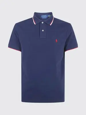 Polo Ralph Lauren Cotton Polo Shirt With Embroidered Logo - Blue