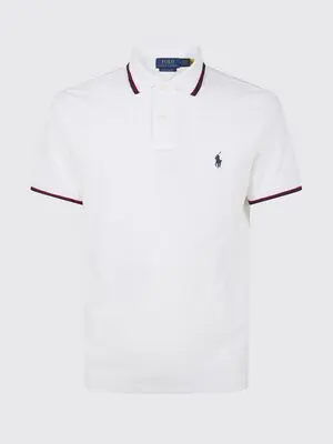 Polo Ralph Lauren Cotton Polo Shirt With Embroidered Logo - White