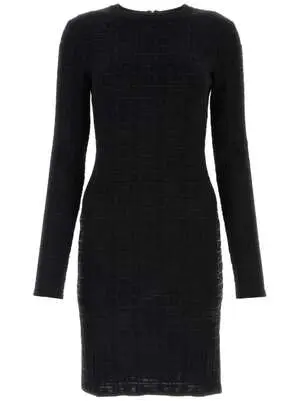 Givenchy 4g Jacquard Long-sleeved Dress