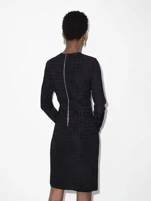 Givenchy 4g Jacquard Long-sleeved Dress