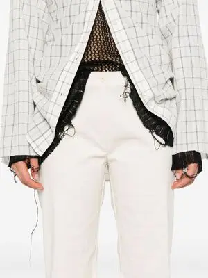 Our Legacy Biker High-waist Straight Leg Trousers