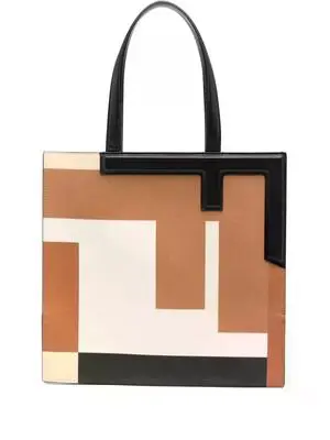 Fendi Color Blocked Totes