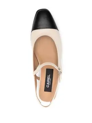 CAREL Oceano Slingback Toe Ballet Sandals - Neutrals