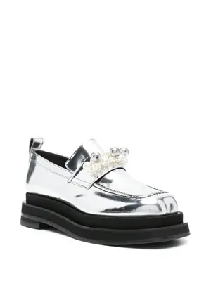 Simone Rocha Heart Toe Platform Loafers