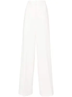 Max Mara Ercole Wide-leg Trousers - White