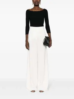 Max Mara Ercole Wide-leg Trousers - White