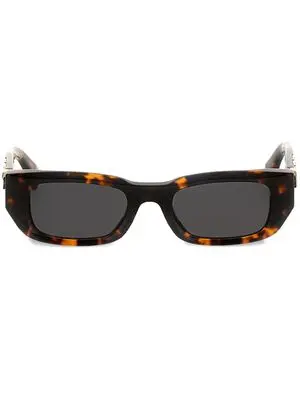 Off-White Fillmore Rectangle-frame Sunglasses - Brown