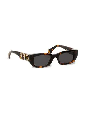 Off-White Fillmore Rectangle-frame Sunglasses - Brown