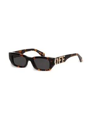 Off-White Fillmore Rectangle-frame Sunglasses - Brown