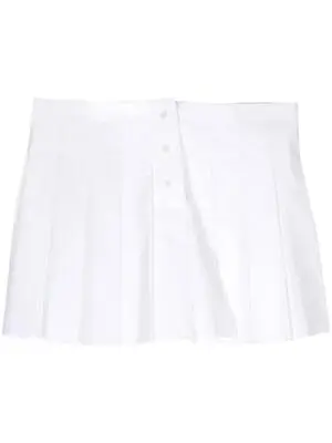 We11Done Pleated Cotton Skirt