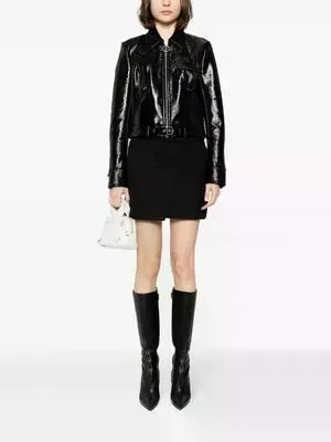 COURREGES Iconic Zipped Vinyl Jacket