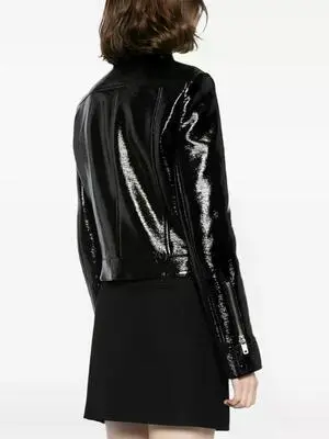 COURREGES Iconic Zipped Vinyl Jacket