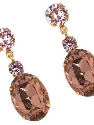 JENNIFER BEHR Justine Drop Earrings Pink