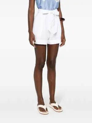 Pinko Pleated Turn-up Shorts