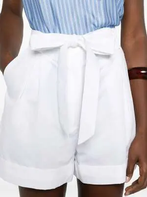 Pinko Pleated Turn-up Shorts
