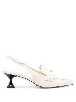 Tory Burch 60mm Slingback Leather Pumps
