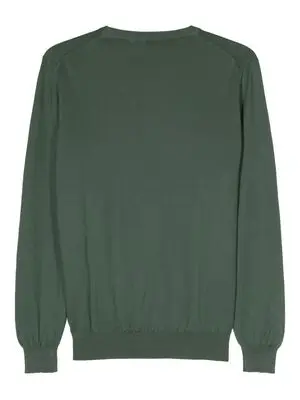Boglioli Crew-neck Cotton Jumper - Green