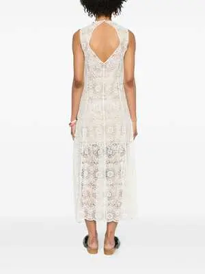 TWINSET Midi Crochet Dress