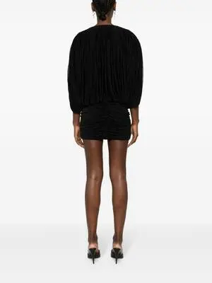 Saint Laurent Draped Mini Dress