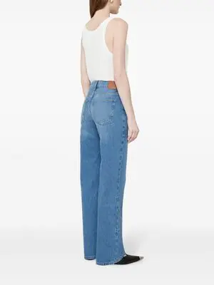 ANINE BING Mid-wash Wide-leg Jeans