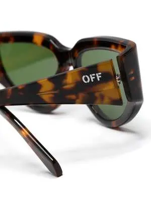 Off-White Seward Cat-eye Frame Sunglasses - Brown