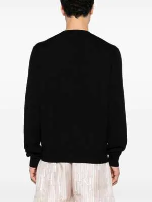 Amiri Logo Jacquard Wool-blend Jumper