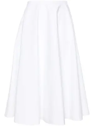Valentino Garavani Poplin Midi Skirt