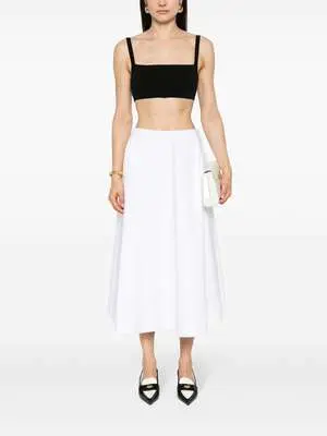 Valentino Garavani Poplin Midi Skirt