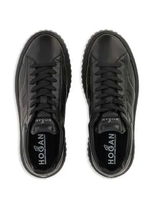 Hogan H-stripes Leather Sneakers